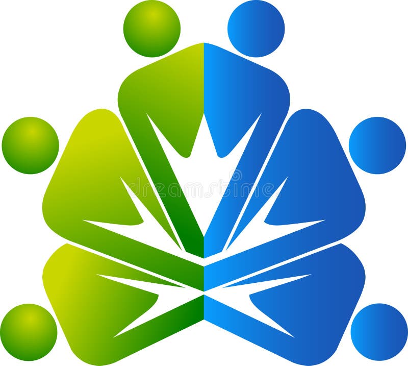 Teamwork logo stock vector. Illustration of curved, artistry - 22214234