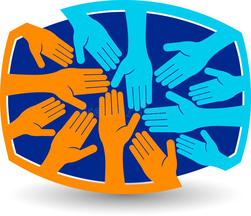 Teamwork logo stock vector. Illustration of isolated - 105311055