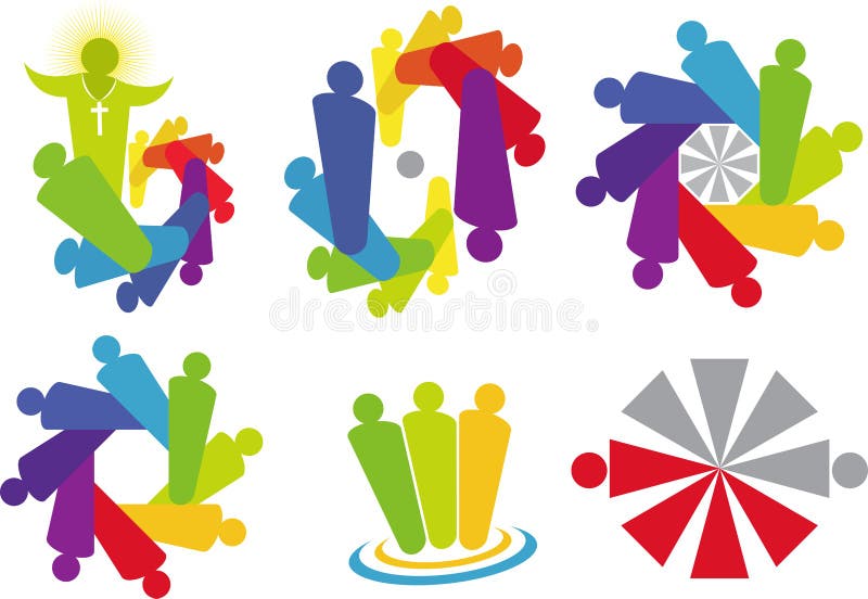 Teamwork logo stock vector. Illustration of curved, artistry - 22214234