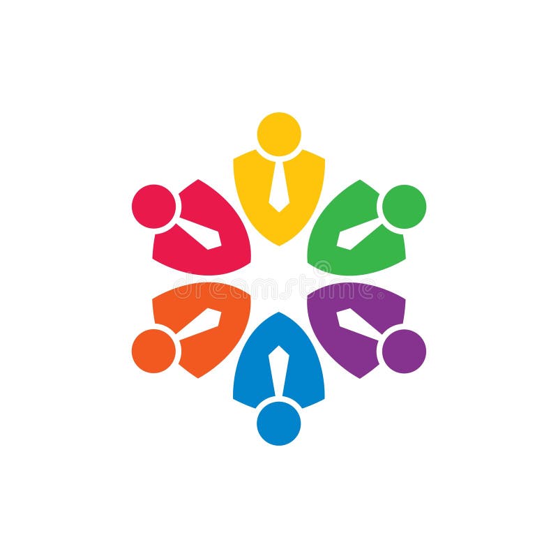 Teamwork logo images stock vector. Illustration of holding - 271371312