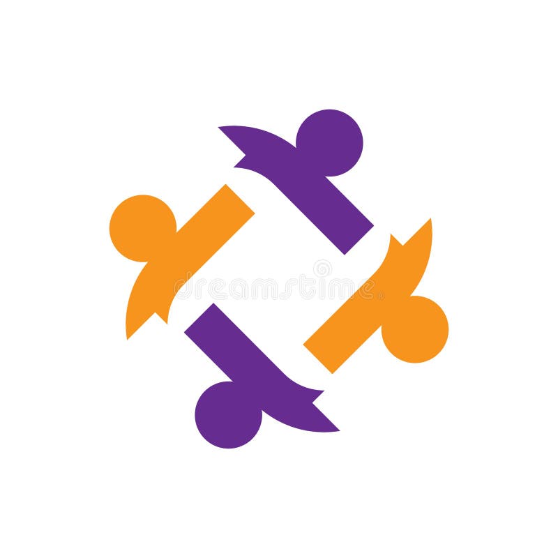 Teamwork logo images stock vector. Illustration of holding - 237584130