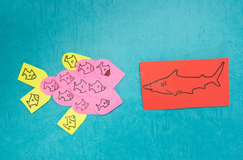 Teamwork stock image. Image of together, lots, fish, success - 53898575