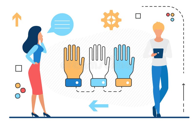 Teamwork and Majority Voice Decision Making, Collective Choice. Stock ...