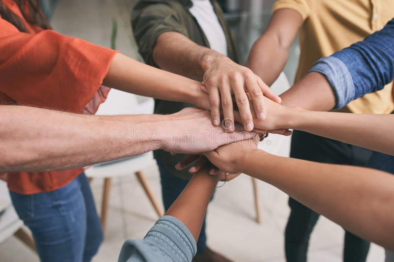 Teamwork is a Make or Break Situation. a Unrecognizable Team of ...