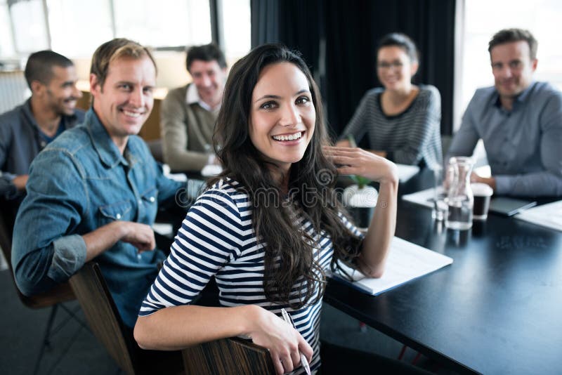 Teamwork Makes the Dream Work Stock Image - Image of businessmen ...