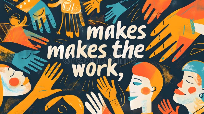 Teamwork Makes the Dream Work, Collaboration, Unity, and Shared Success ...