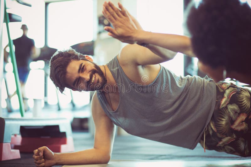 Teamwork Makes the Workout Work Stock Photo - Image of african, effort ...