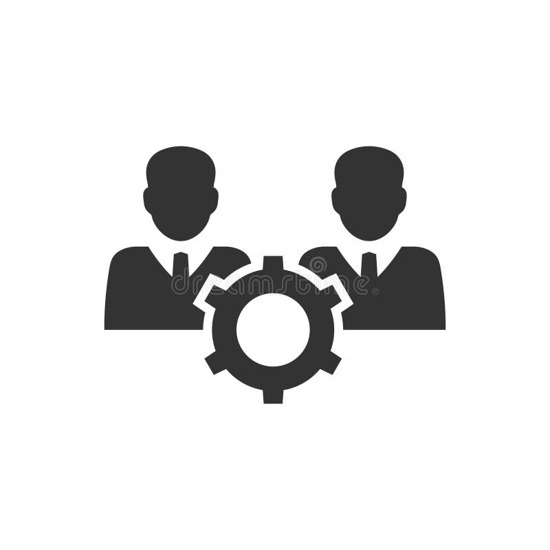 Teamwork management icon stock vector. Illustration of business - 174770996