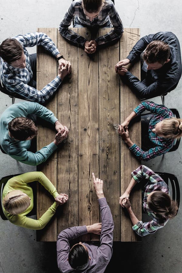 Teamwork meeting concept stock image. Image of ideas - 73806513