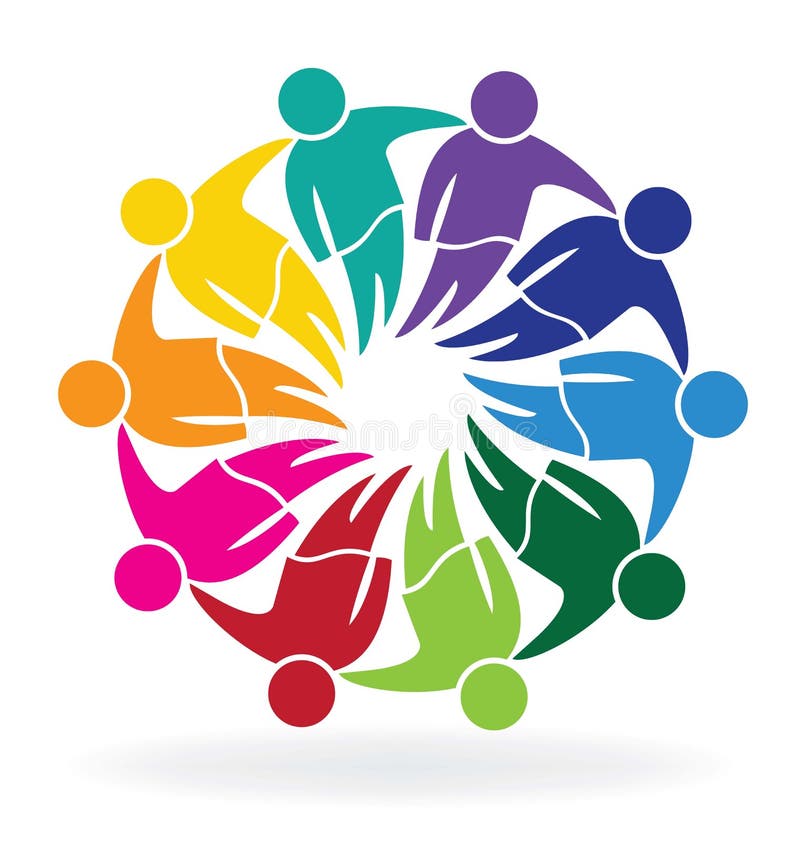 Teamwork Meeting People Logo Stock Image - Image of celebration ...