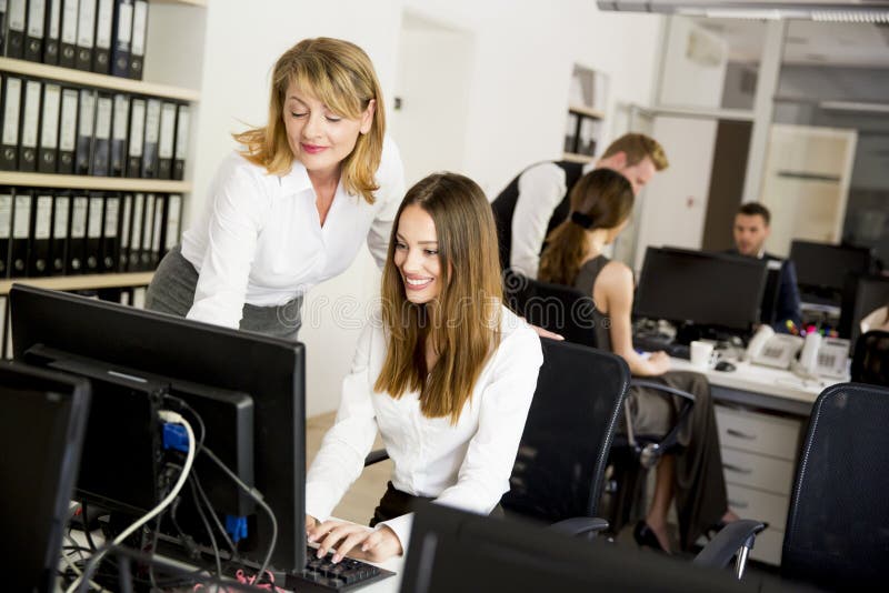 Teamwork in the Modern Office Stock Photo - Image of success ...