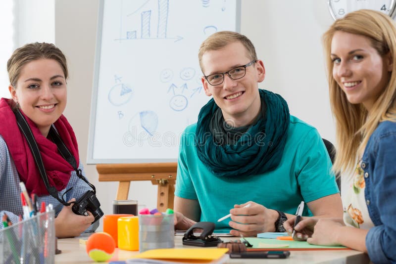 Teamwork in modern office stock photo. Image of coworkers - 49393518