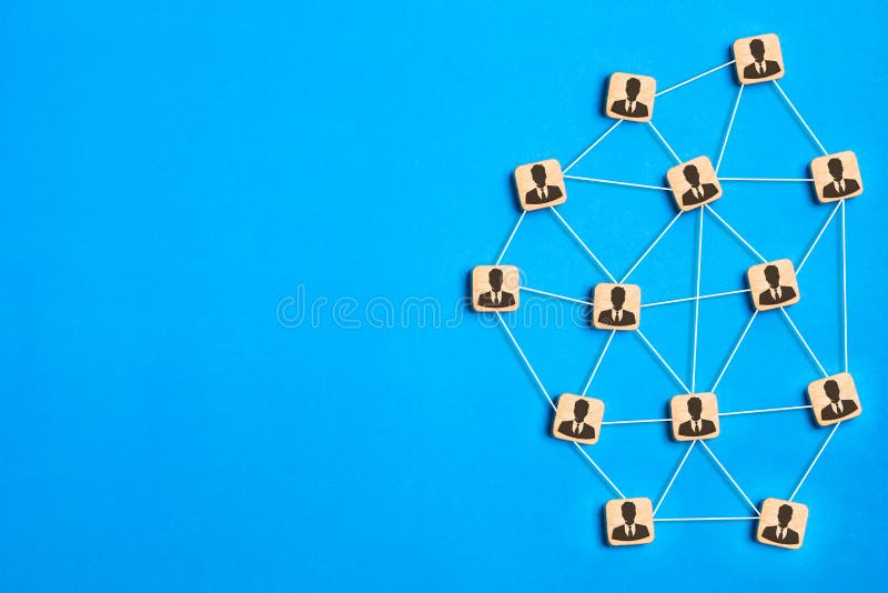 Teamwork, Network and Community Concept Stock Photo - Image of ...