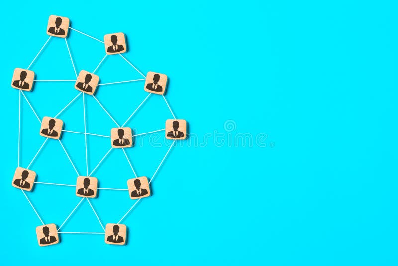 Teamwork, Network and Community Concept Stock Image - Image of human ...
