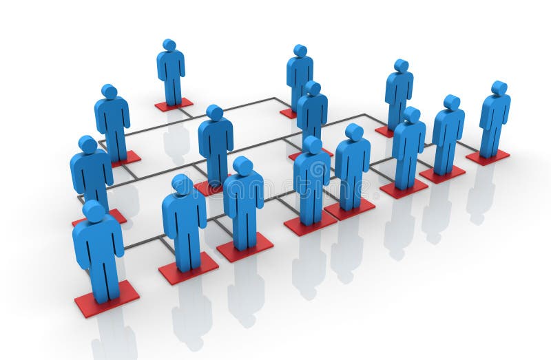 Teamwork - Network stock illustration. Illustration of peers - 59778191