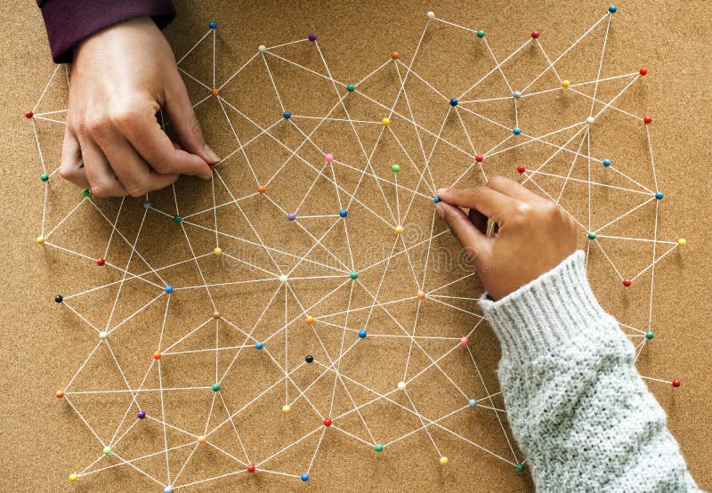 Teamwork and networking stock image. Image of concepts - 21130861