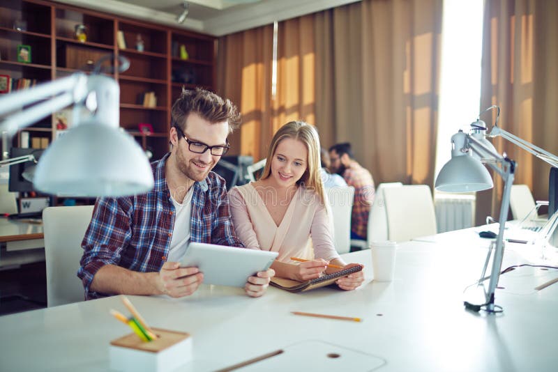Teamwork at office stock photo. Image of teamwork, businesswoman - 68783020
