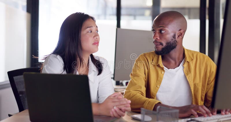 Teamwork, Office and Business People in Collaboration on a Project with ...