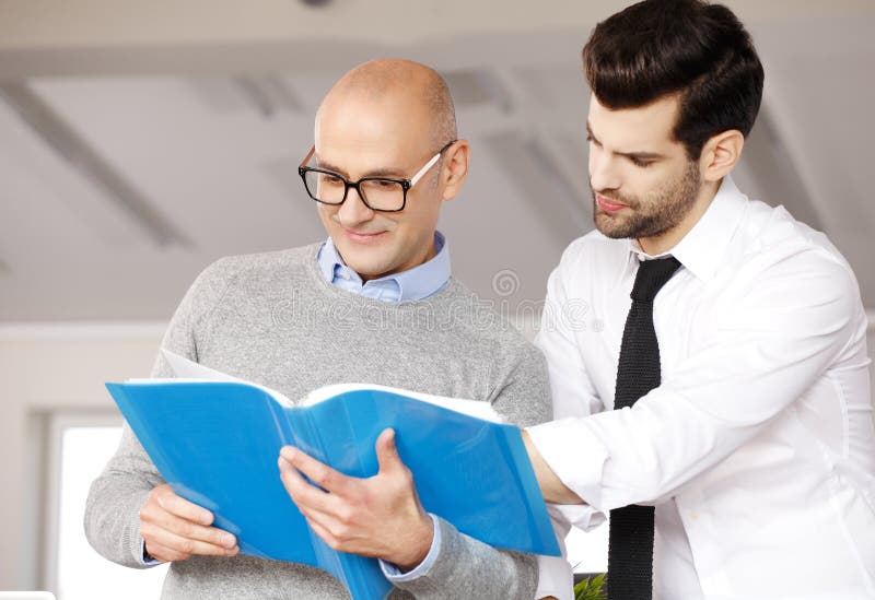 Teamwork at office stock image. Image of center, administrator - 46749863