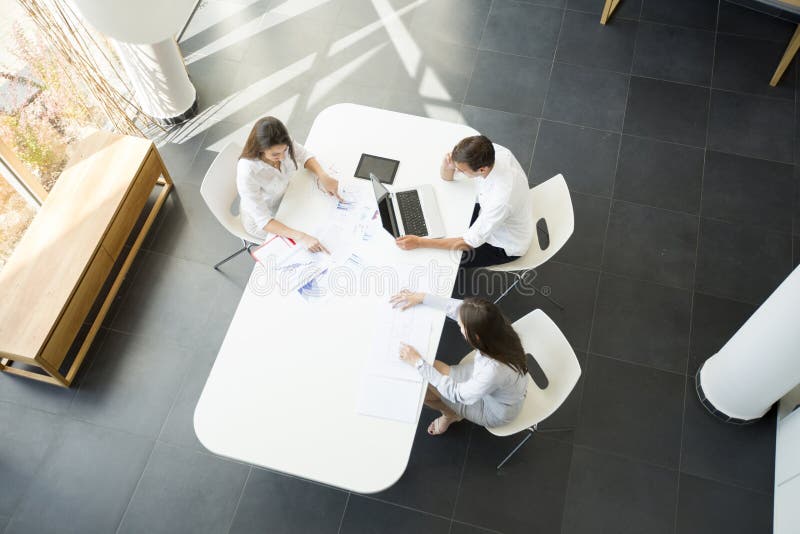 Teamwork in the office stock photo. Image of view, consulting - 68514808