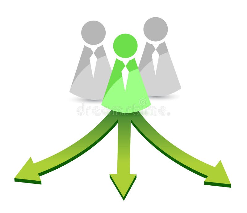 Teamwork Cooperation Road Sign Illustration Stock Illustration ...