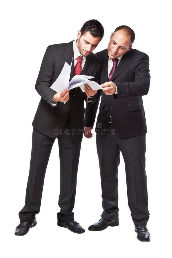 Businessman Hiding Behind Paperwork Stock Image - Image of human ...