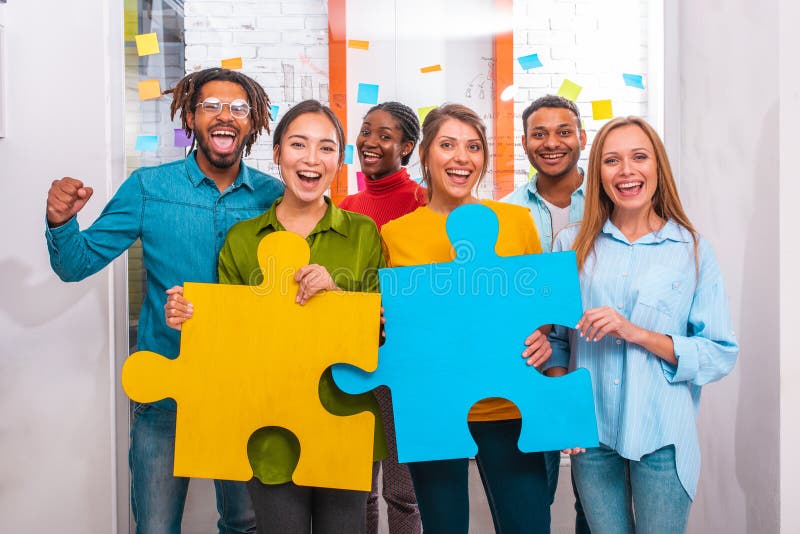 Teamwork of Partners that Work with Puzzle As Integration and Startup ...