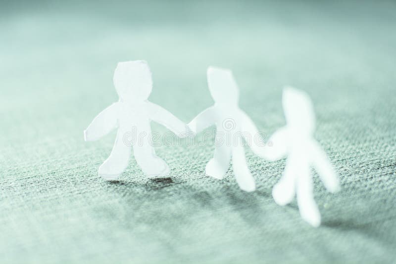 Teamwork People Chain stock image. Image of friendship - 49404317