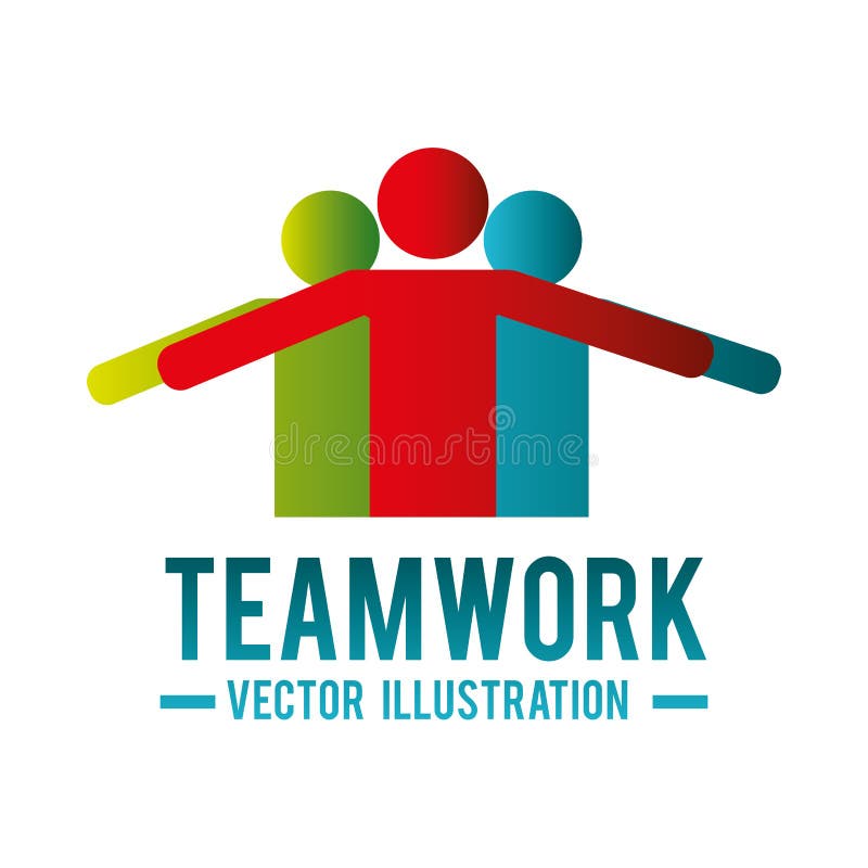 Teamwork People Company Icon Stock Vector - Illustration of people ...