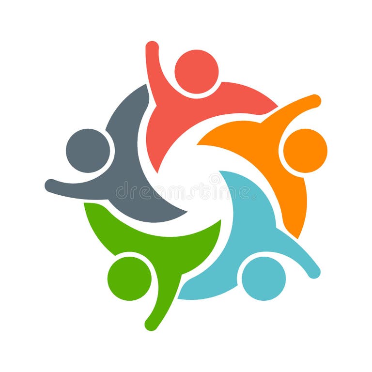 Teamwork People Logo Vector DEsign Stock Vector - Illustration of logo ...