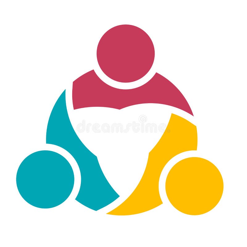 Teamwork People are Meeting Groups of Abstract People Logo Team Work ...