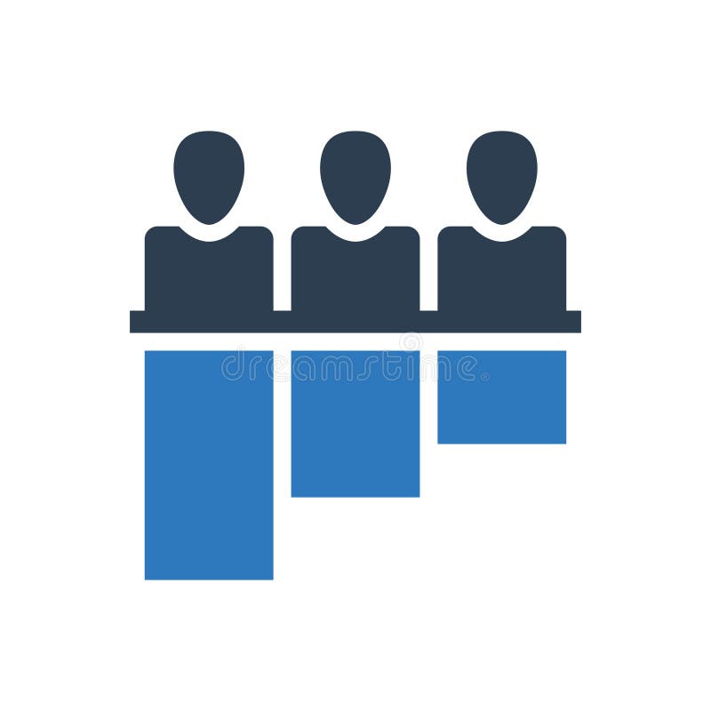 Teamwork Performance Icon - Sign Symbol Stock Vector - Illustration of ...