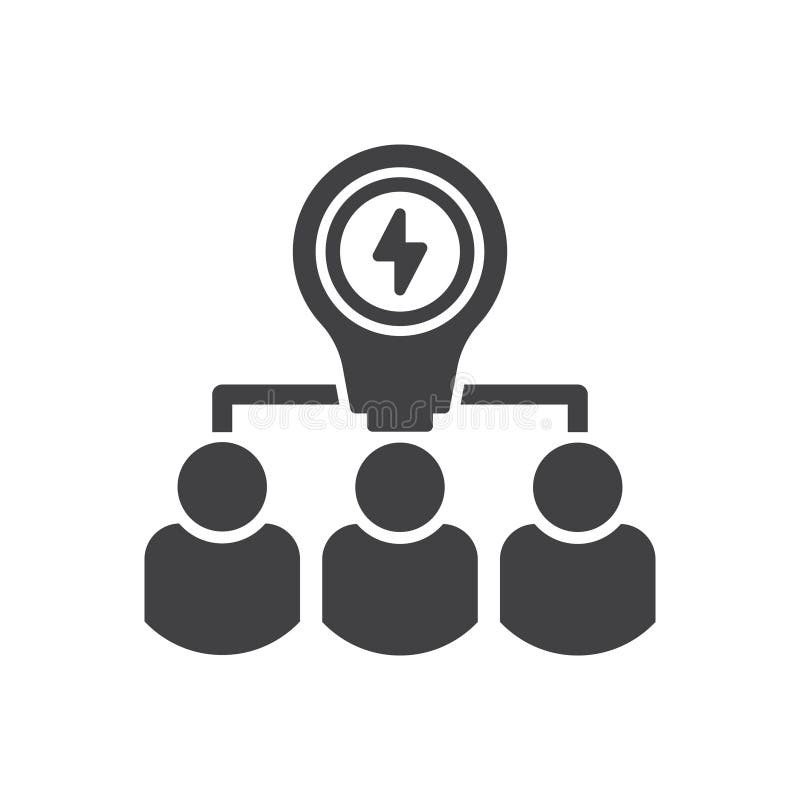 Teamwork Plan Icon - Creative Team Icon - Professional Expert Team Icon ...