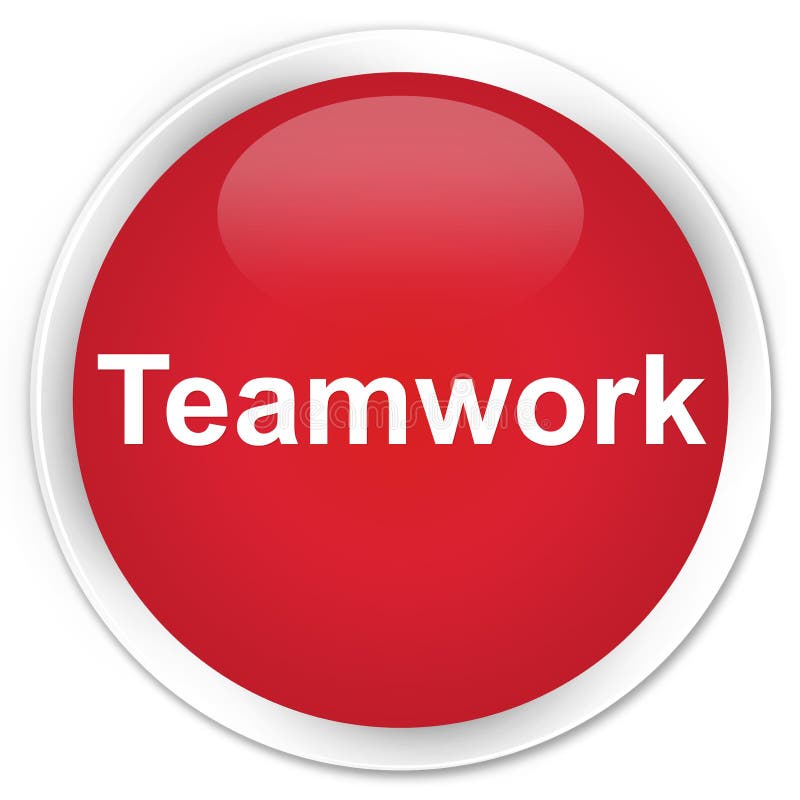 Teamwork Premium Red Tag Sign Stock Illustration - Illustration of ...