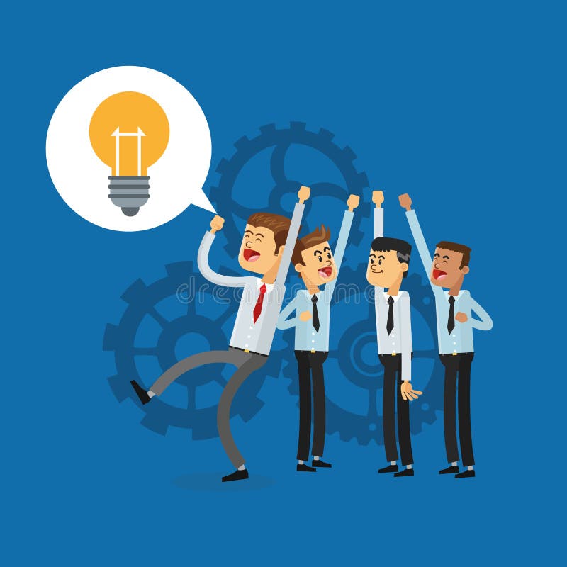 Teamwork Related Icons Image Stock Vector - Illustration of company ...