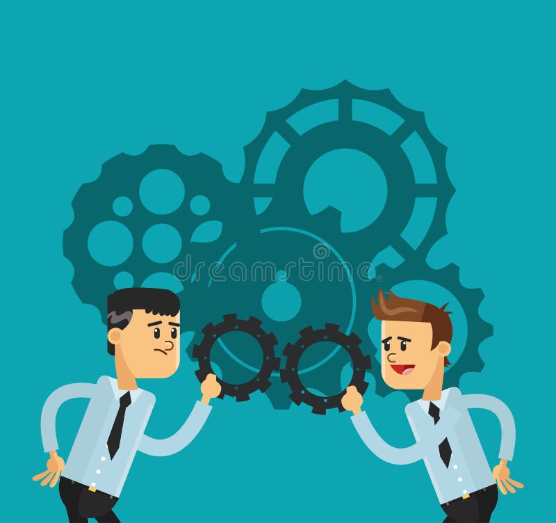 Teamwork Related Icons Image Stock Vector - Illustration of office ...