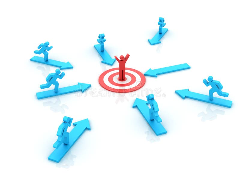 Teamwork Running stock illustration. Illustration of business - 43437619