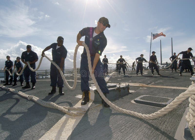 Teamwork Sailors Ship Picture. Image: 99789532
