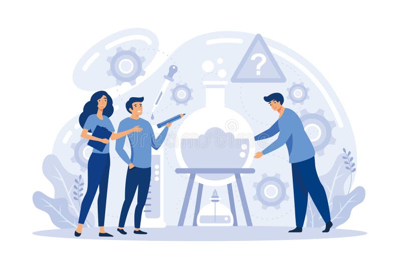 Teamwork Solving Complex Problems, Combining Different Talents Stock ...