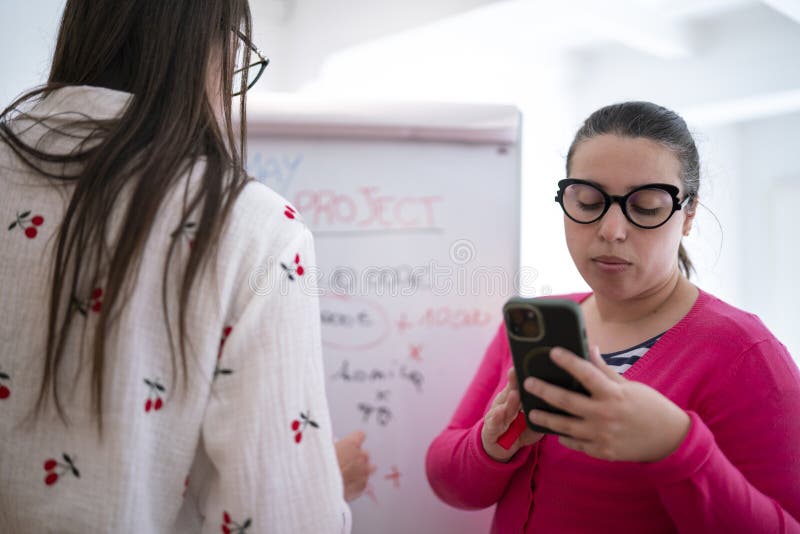 Teamwork Spotlighting Software Engineers Brainstorming Project Strategy ...