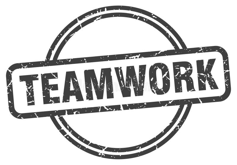 Teamwork red stamp stock illustration. Illustration of teamwork - 98302053