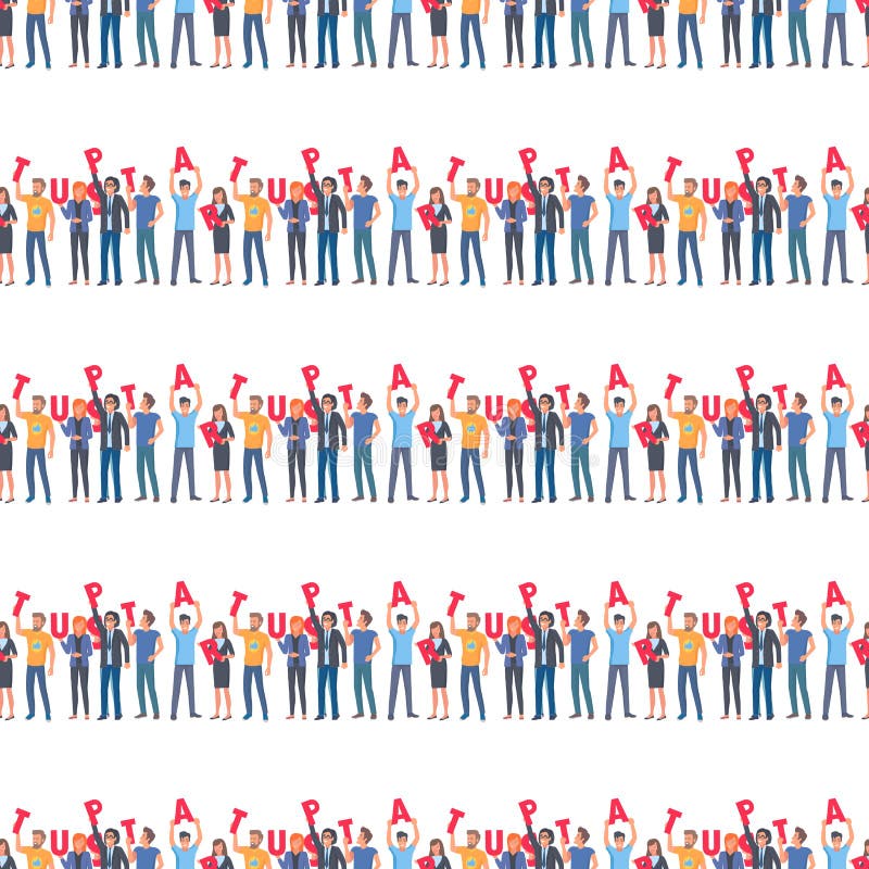 Teamwork and Startup Seamless Pattern, Business Stock Vector ...