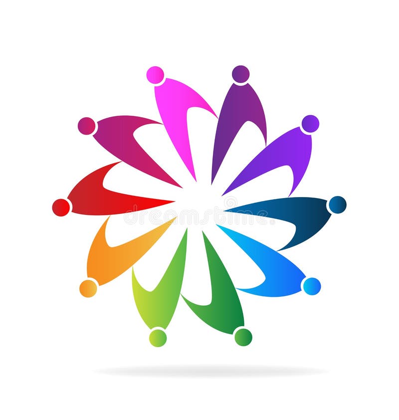 Teamwork Strong People Vector Icon Stock Vector - Illustration of ...