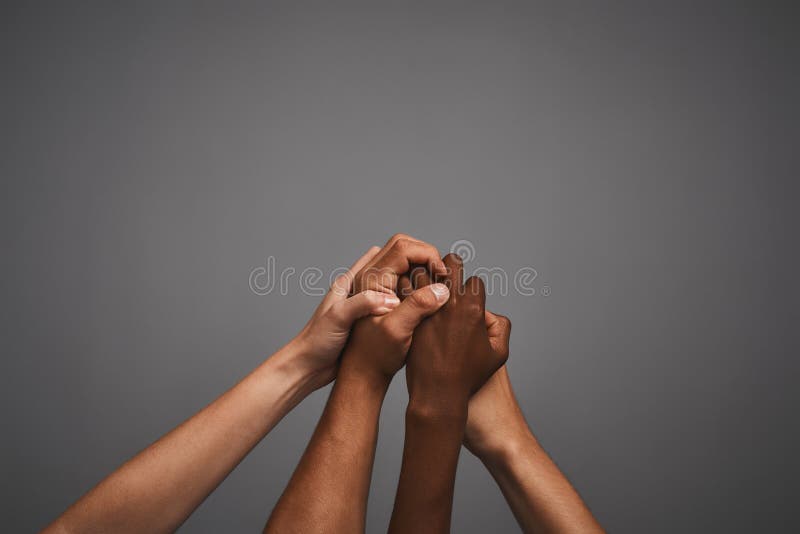 Teamwork, Support and Hands in Studio for Diversity, Inclusion and ...