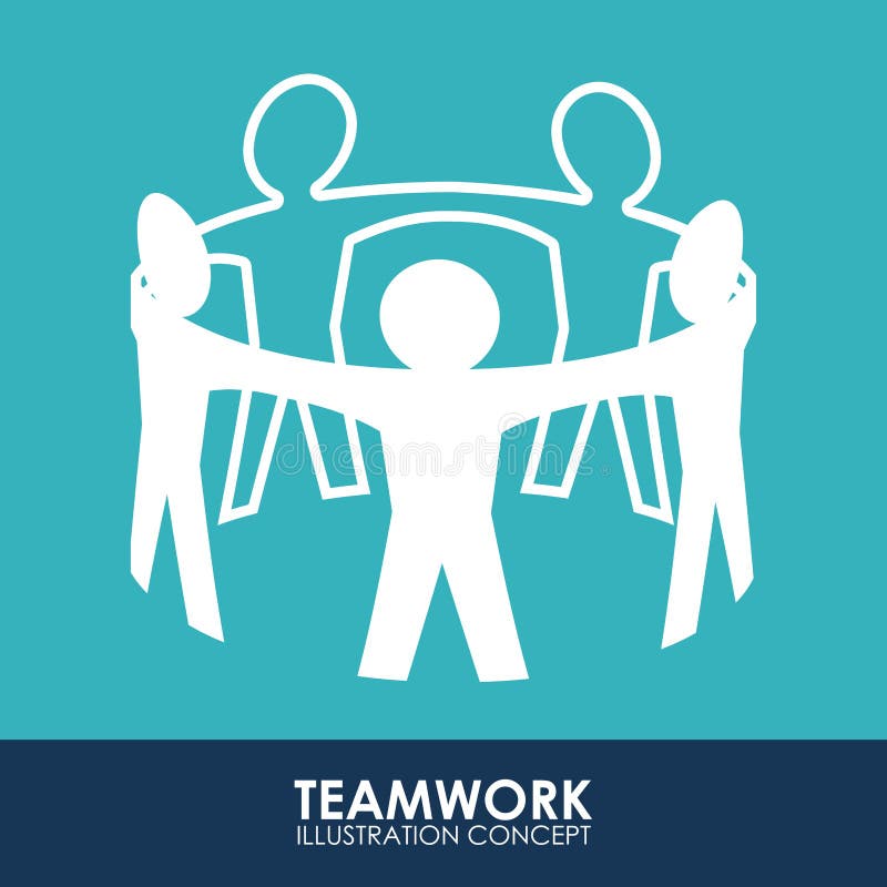 Teamwork stock illustration. Illustration of meeting - 49764838