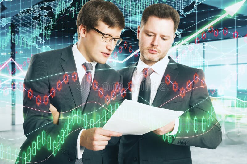 Teamwork, Technology and Handshake Concept Stock Photo - Image of ...