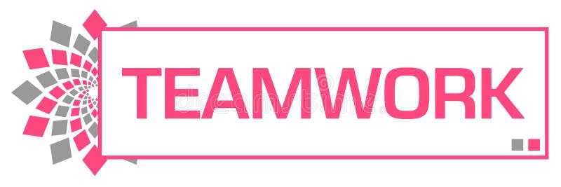 Teamwork Pink Business People Logo Stock Vector - Illustration of ...