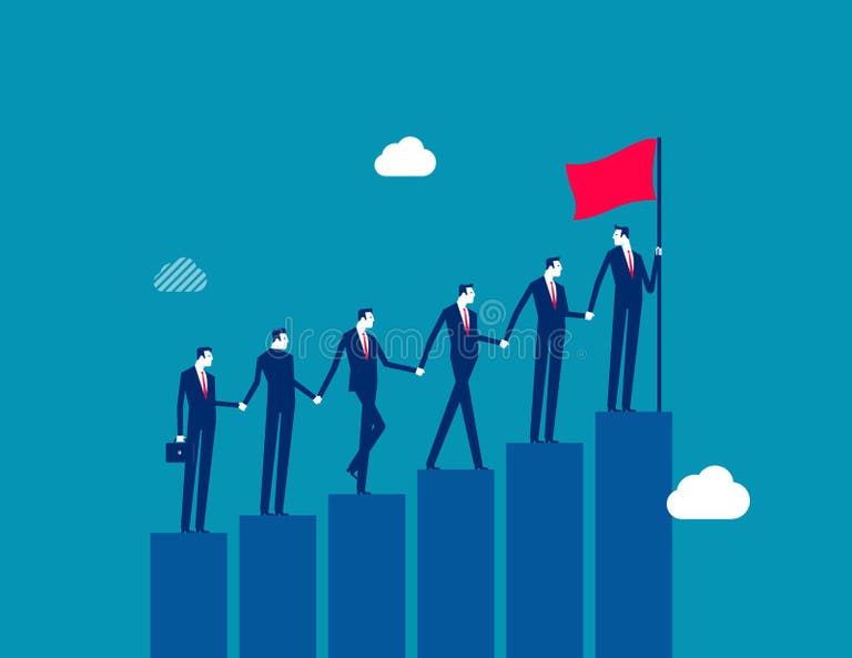 Teamwork To Success Together, Employee Career Path or Partnership ... Teamwork To Success Together, Employee Career Path or Partnership ...