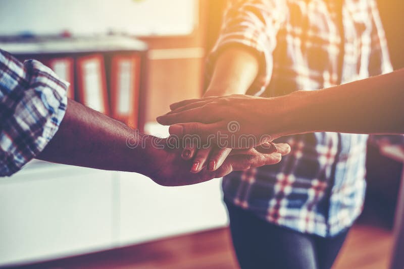 Teamwork Unity in the team stock photo. Image of work - 118543340