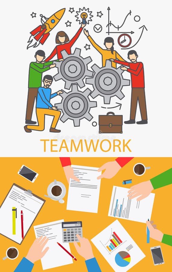 Teamwork vector concept stock vector. Illustration of career - 72282583 Teamwork vector concept stock vector. Illustration of career - 72282583